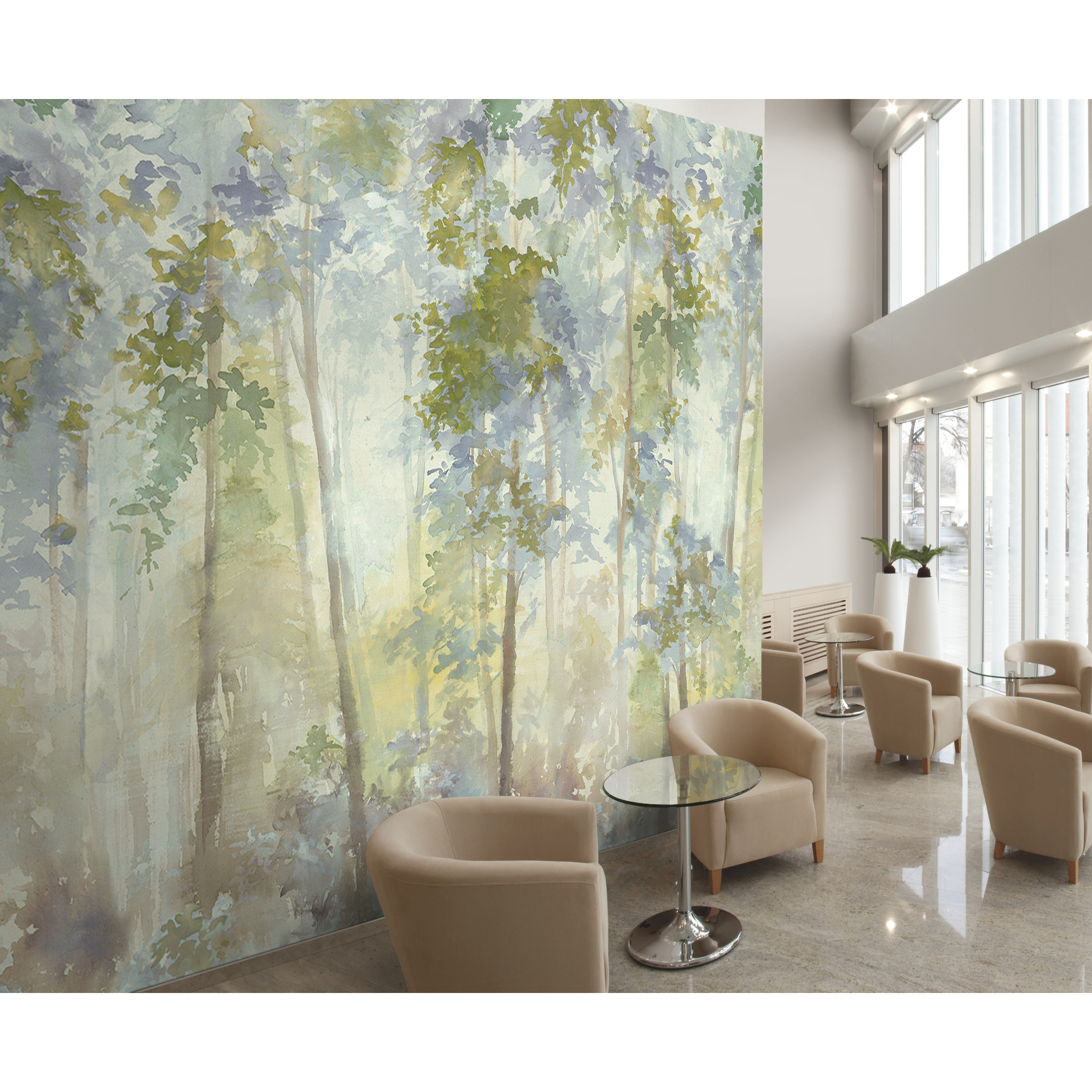 York Wallcoverings Eden 12' L x 216" W Wall Mural | Wayfair