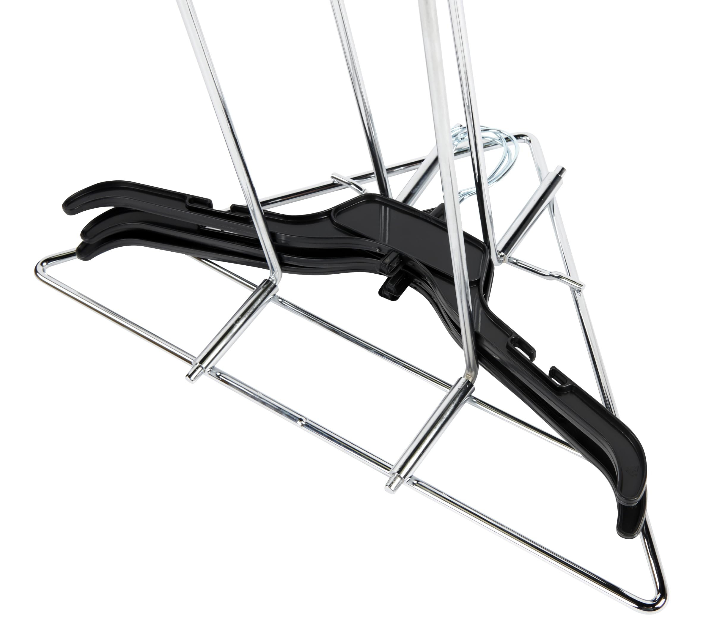 Rebrilliant Chrome Clothing Hanger Holder (Fits 50-75 Hangers ...
