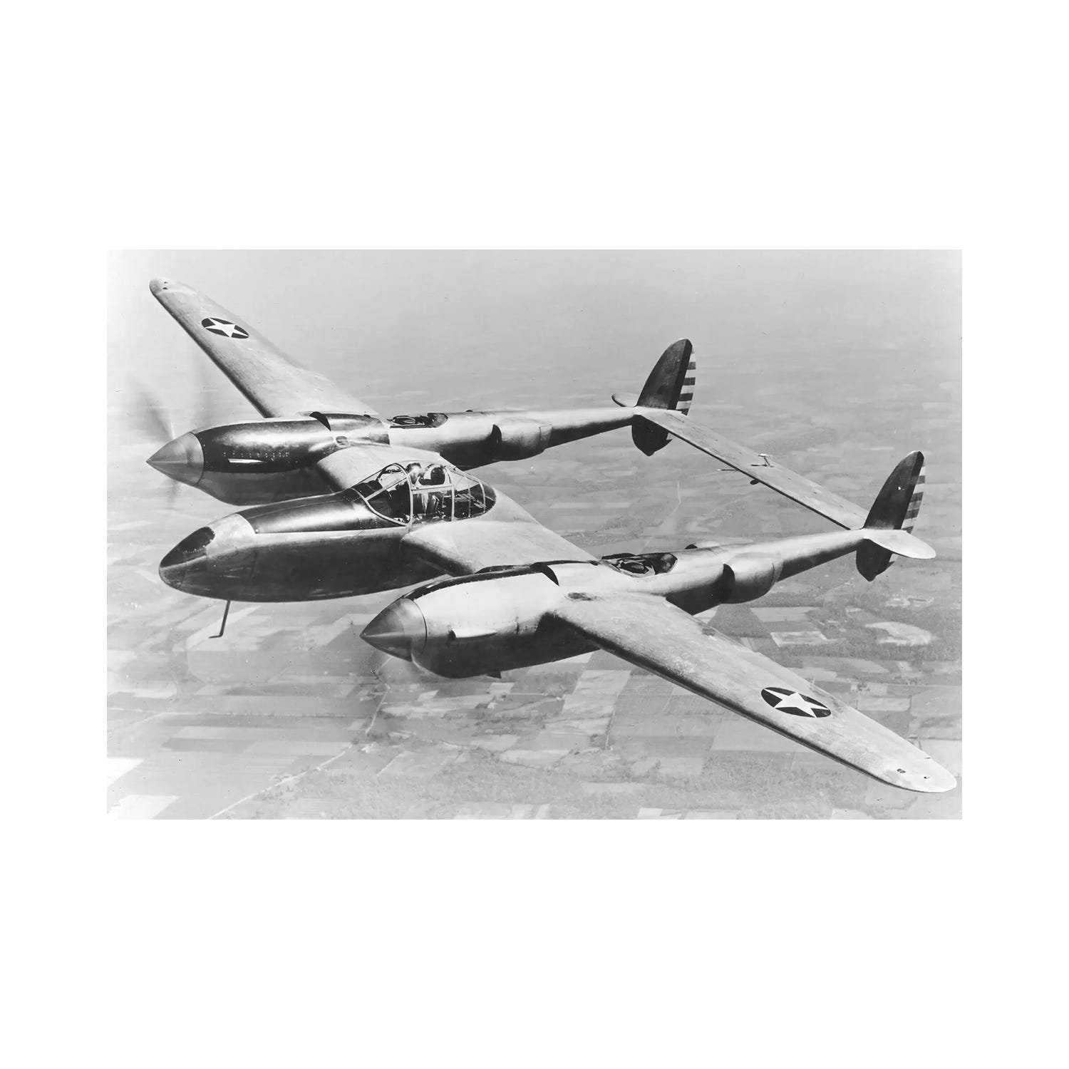 LoftDesigns A Test Flight of the YP-38 Service Test Fighter Aircraft by ...