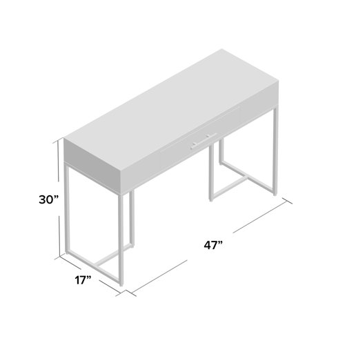 George Oliver Tyler-Jay Solid Wood Base Writing Desk & Reviews | Wayfair