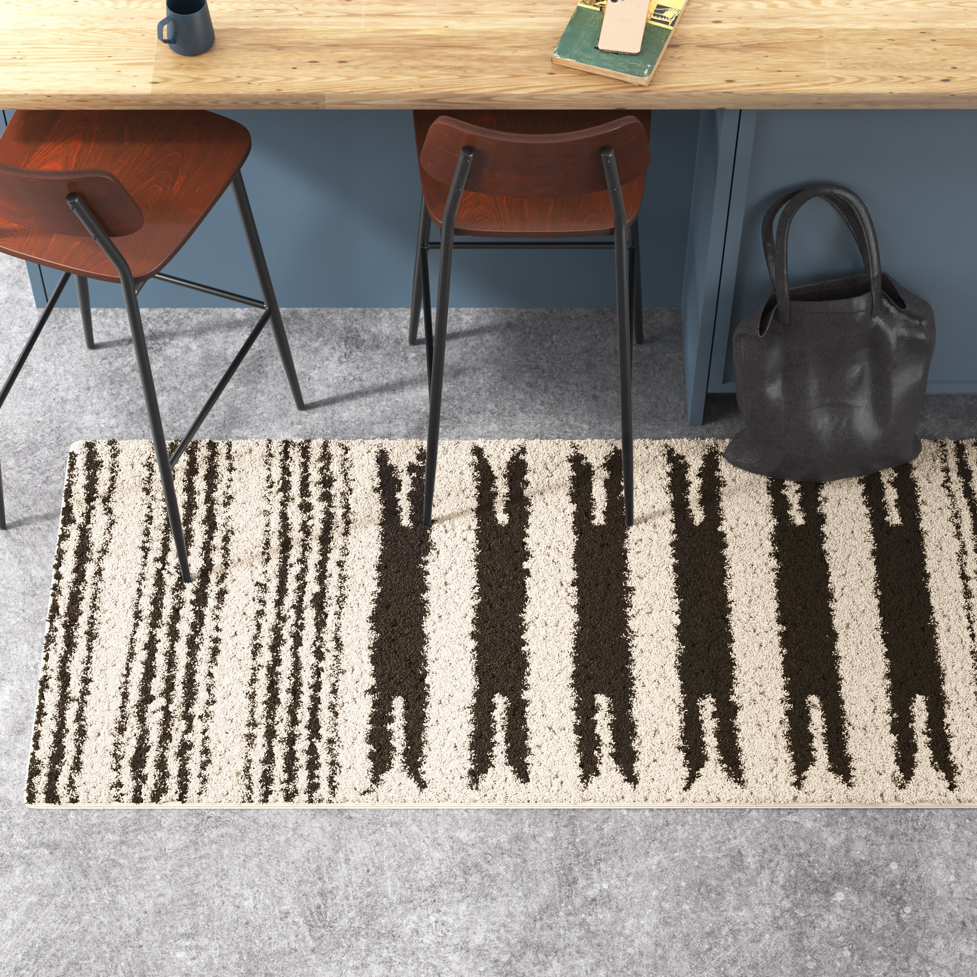 17 Stories Anquantae Southwestern Ivory Area Rug & Reviews | Wayfair