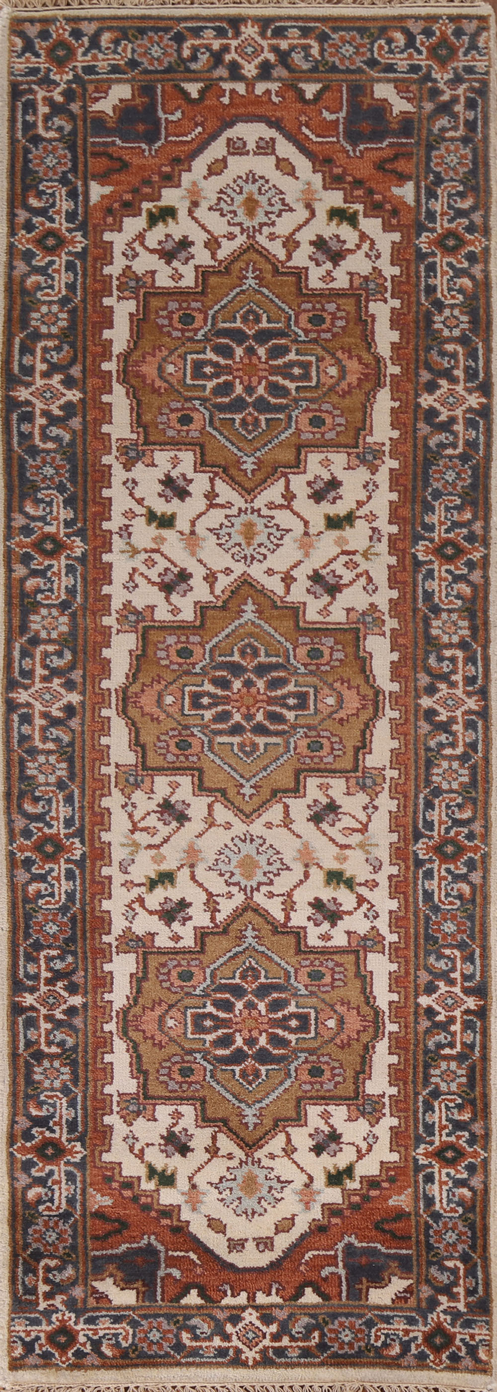 Bloomsbury Market Wool Traditional Runner Rug 3x8 | Wayfair
