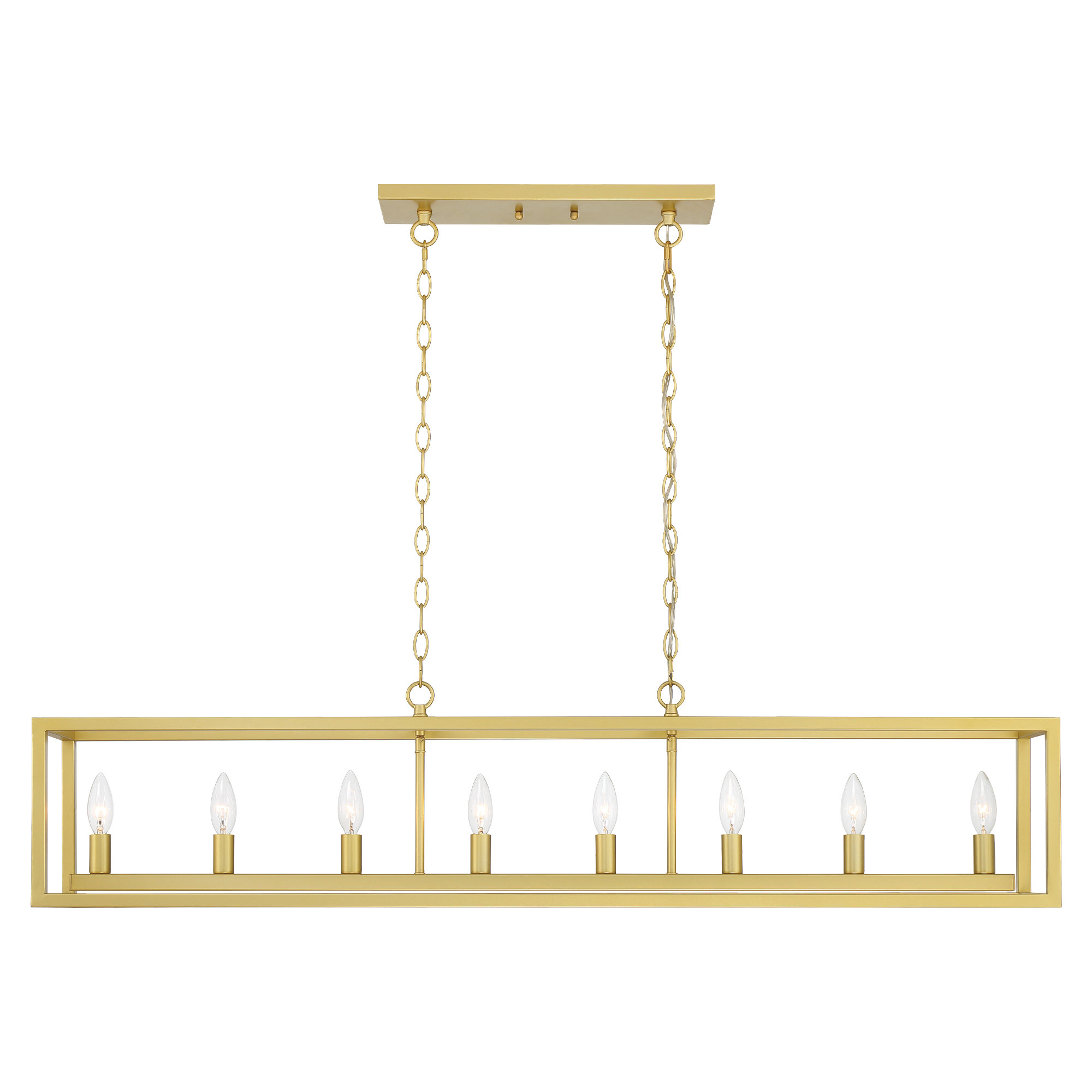 Mercer41 Trinden 8 -Kitchen Island Linear Dimmable Chandelier - Wayfair ...