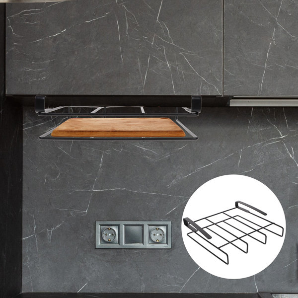 Rebrilliant Hanging Cutting Board Rack Cabinet Cutting Board Holder ...