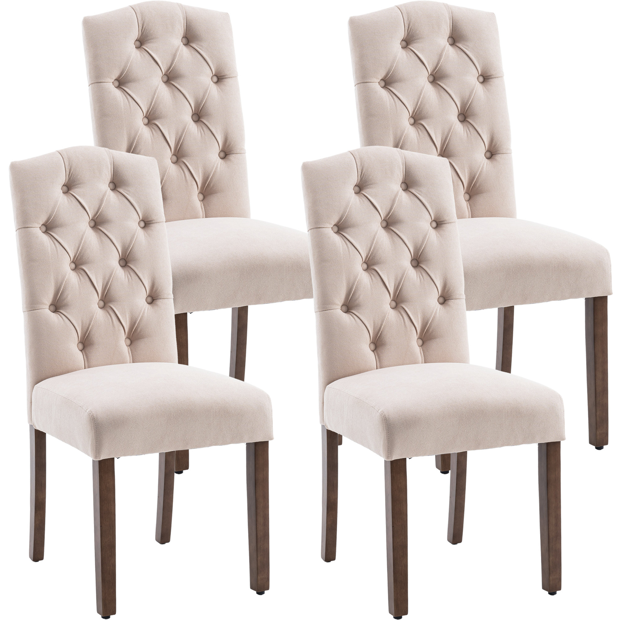 Darby Home Co Luxurious Dining Chair Modern Button-Tufted Parsons Chair ...