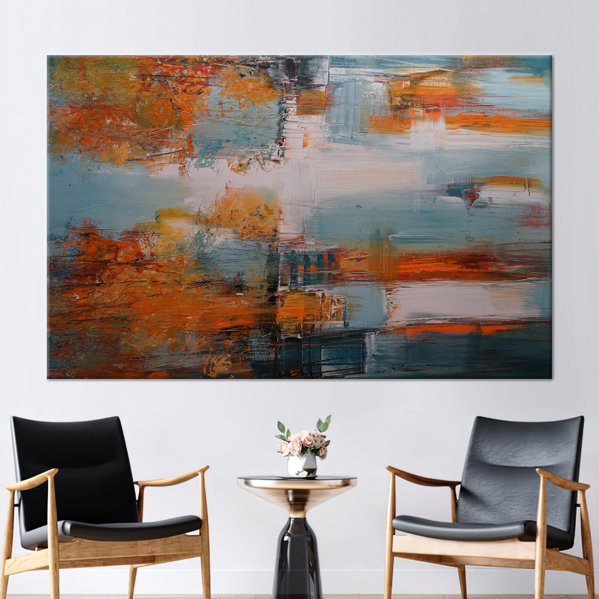 Wade Logan® Abstract Landscape Printed, Contemporary Artwork, Modern ...