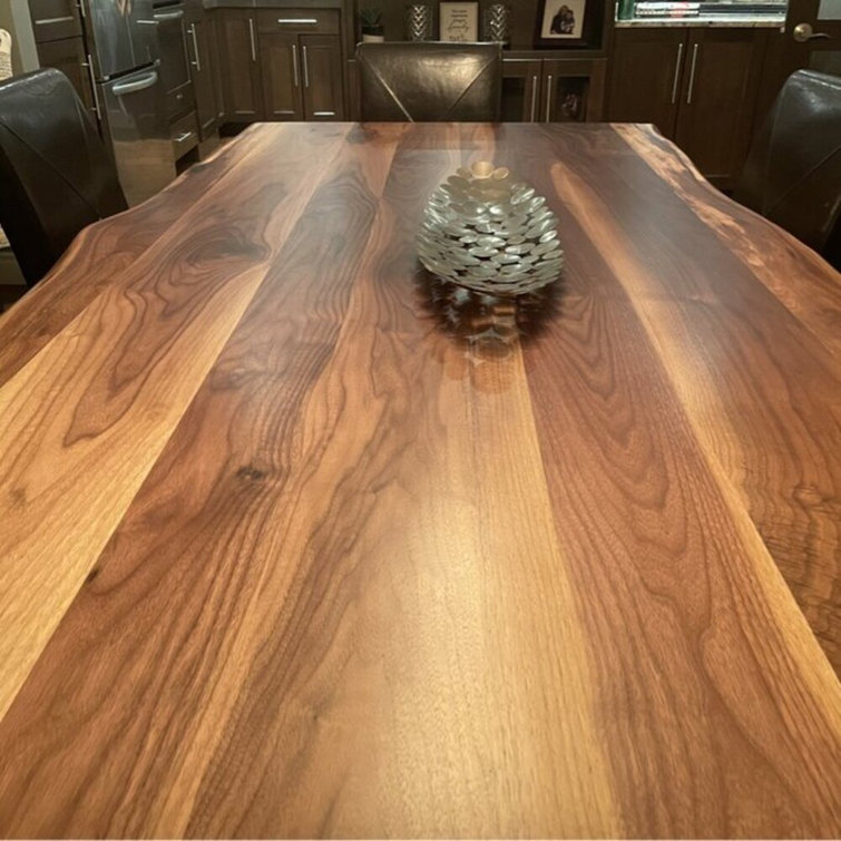 Tree Line Furniture Table de salle à manger en bois de noyer massif ...