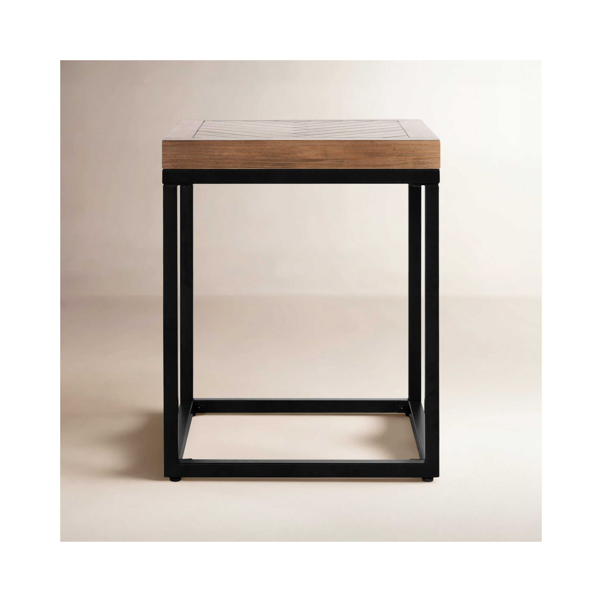 Union Rustic Lenes Solid Wood Frame End Table & Reviews | Joss & Main