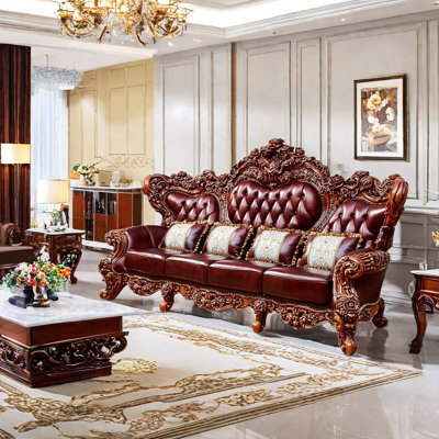 solid wood antique sofa