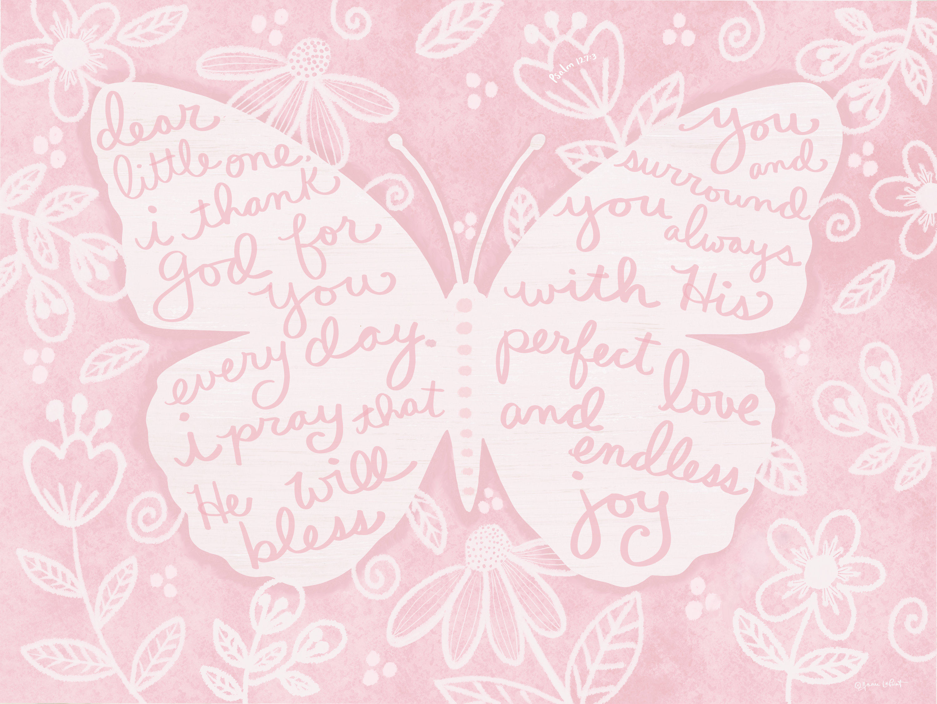 August Grove® Dear Little One In Pink by Annie LaPoint | Wayfair