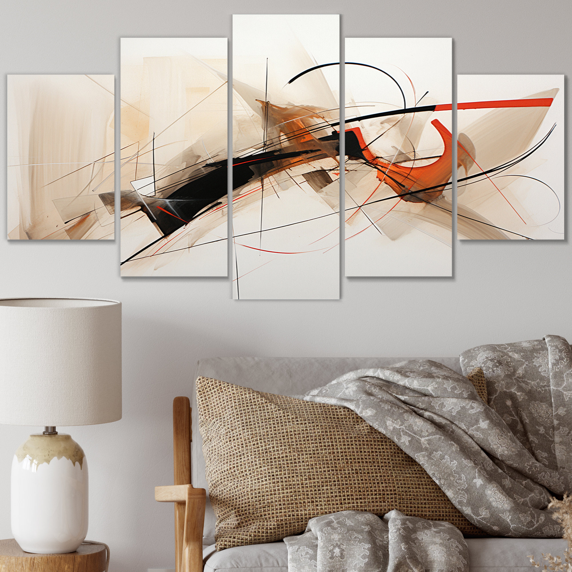 Wrought Studio™ Slowly Loosing Your Patience Abstract Watercolor ...