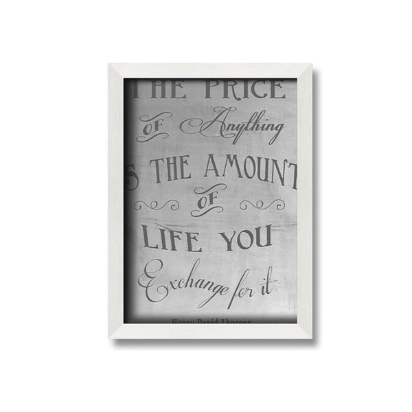 Maturi Felda Famous Quote Henry David Thoreau The Price Of Anything ...