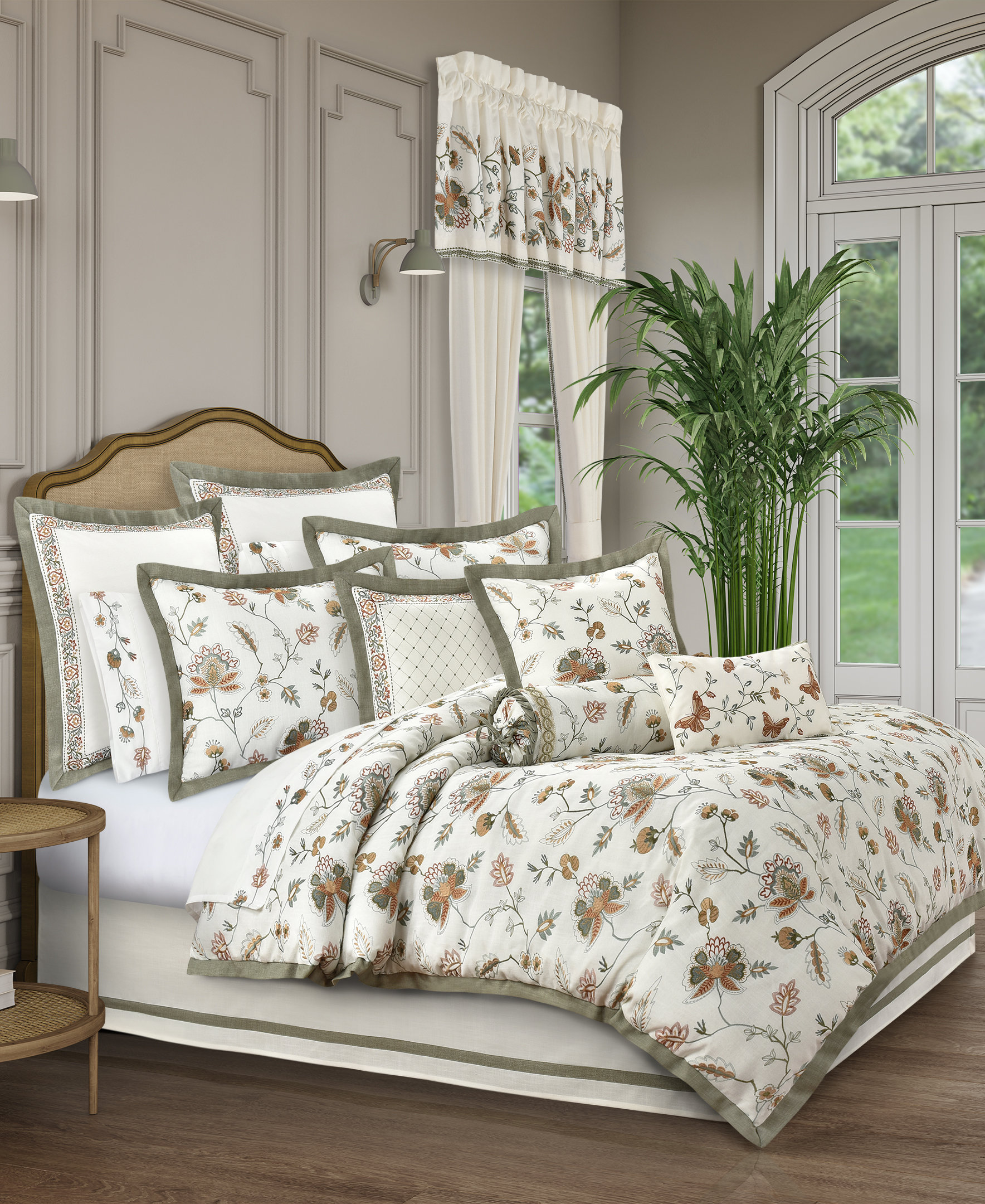 Five Queens Court Angela Polyester Comforter Set - Wayfair Canada
