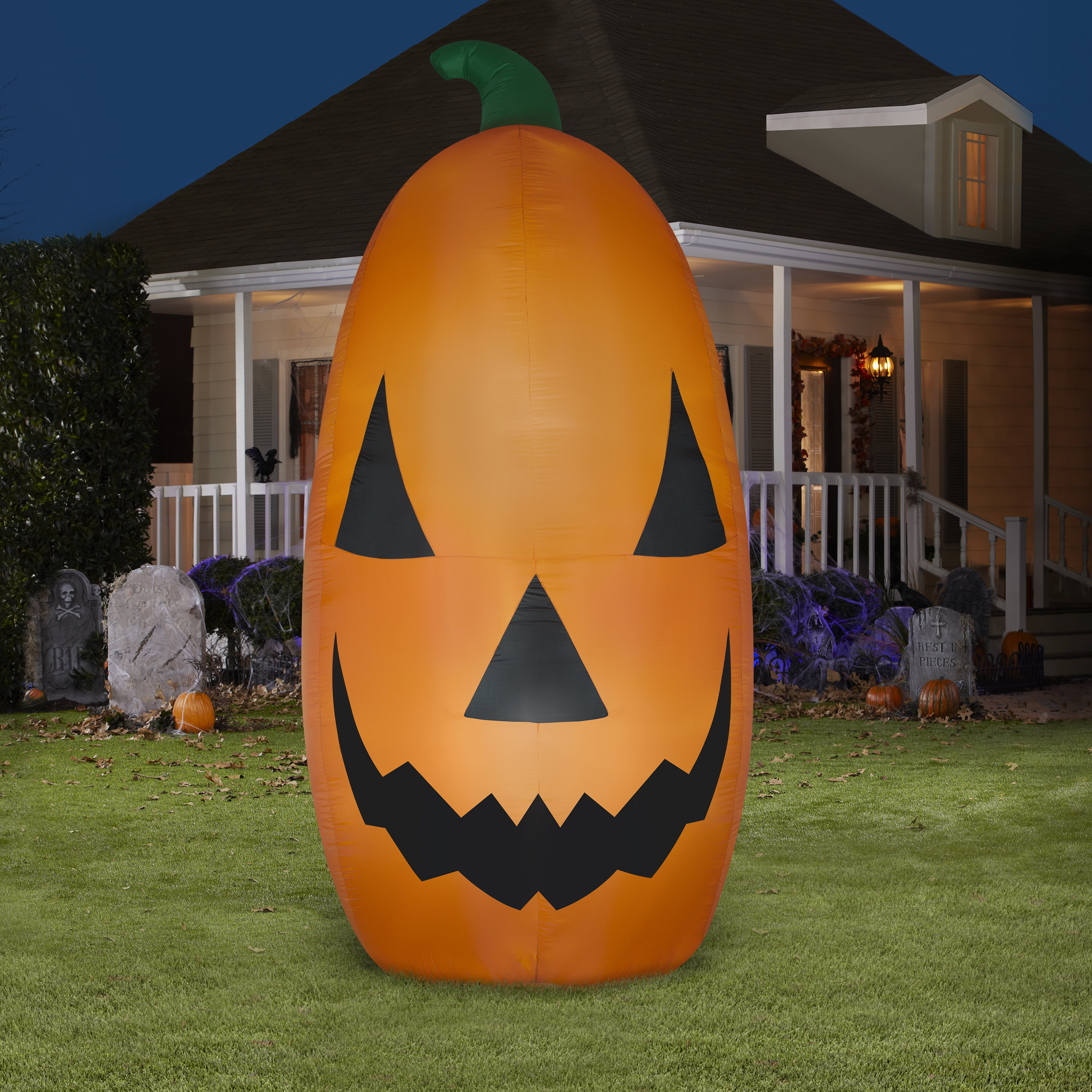 Gemmy Industries Giant Halloween Inflatable Jack-O'-Lantern - Wayfair ...