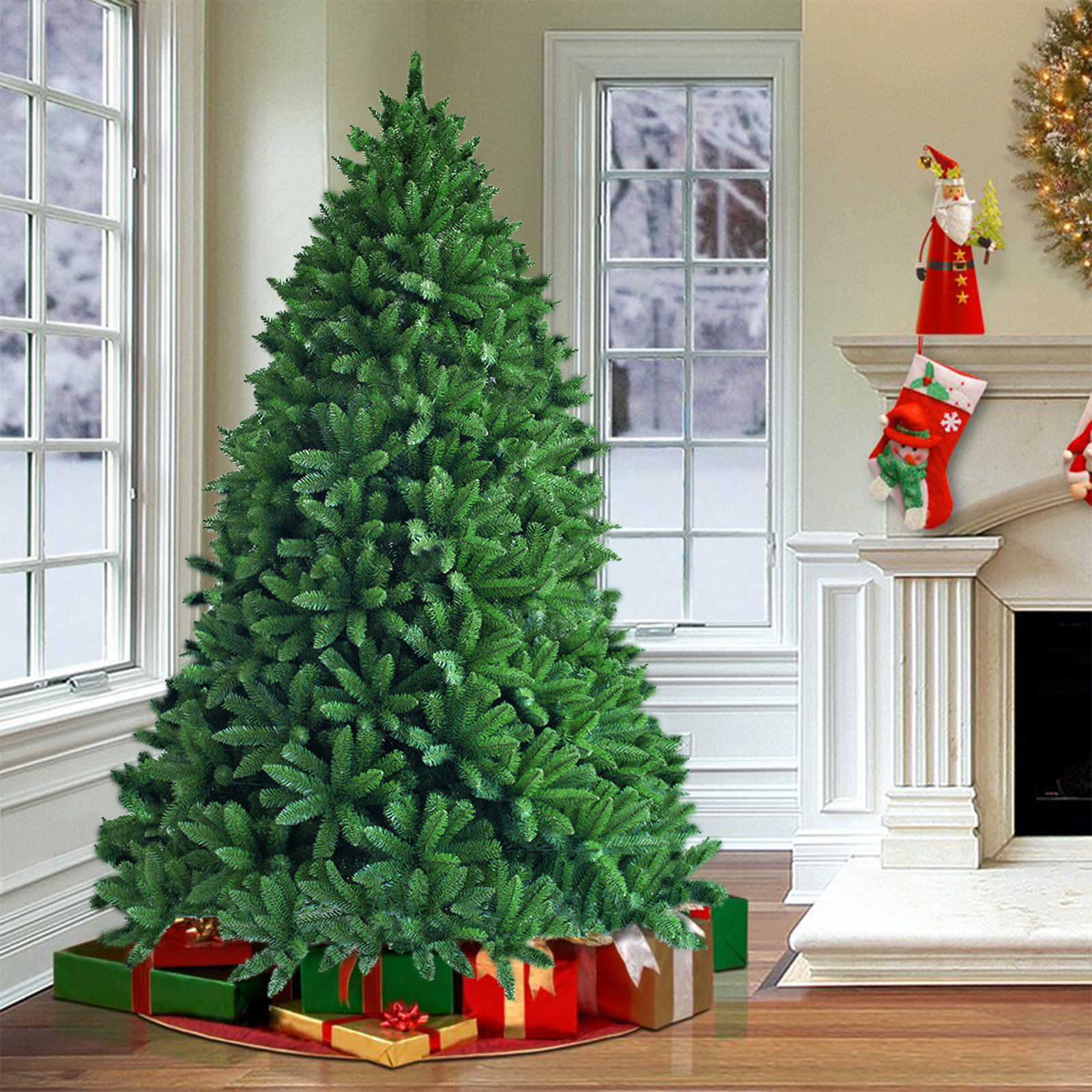 The Holiday Aisle® 6 Ft Unlit Artificial Christmas Tree With 1250 ...