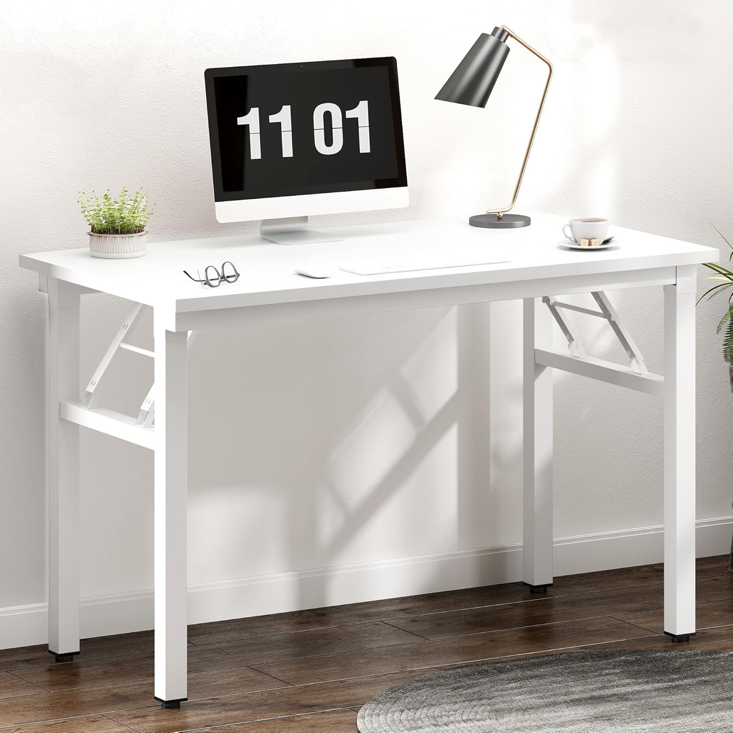 Ebern Designs Computer Desk For Small Space Small Folding Table Small ...
