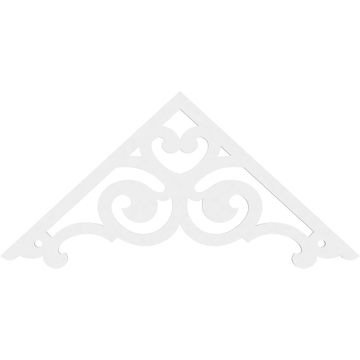 Ekena Millwork Hurley Architectural Grade PVC Gable & Reviews | Wayfair