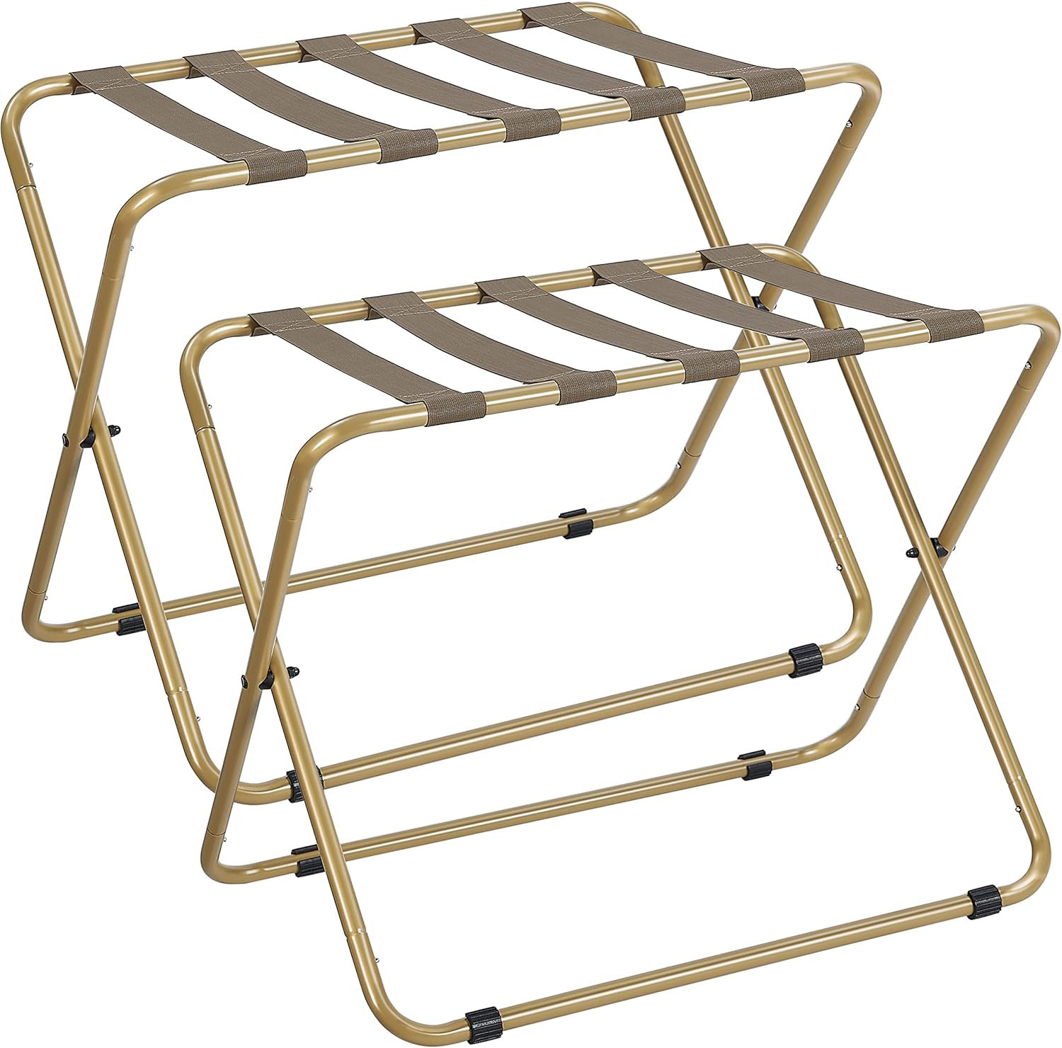 Bisiot Luggage Rack For Guest Room 2 Pack, Folding Suitcase Stand | Wayfair