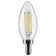 Satco 60 Watt Equivalent B11 E12/Candelabra Dimmable LED Bulb & Reviews ...