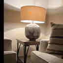 Orren Ellis Nilsa 26" Gray/Brown Table Lamp & Reviews | Wayfair