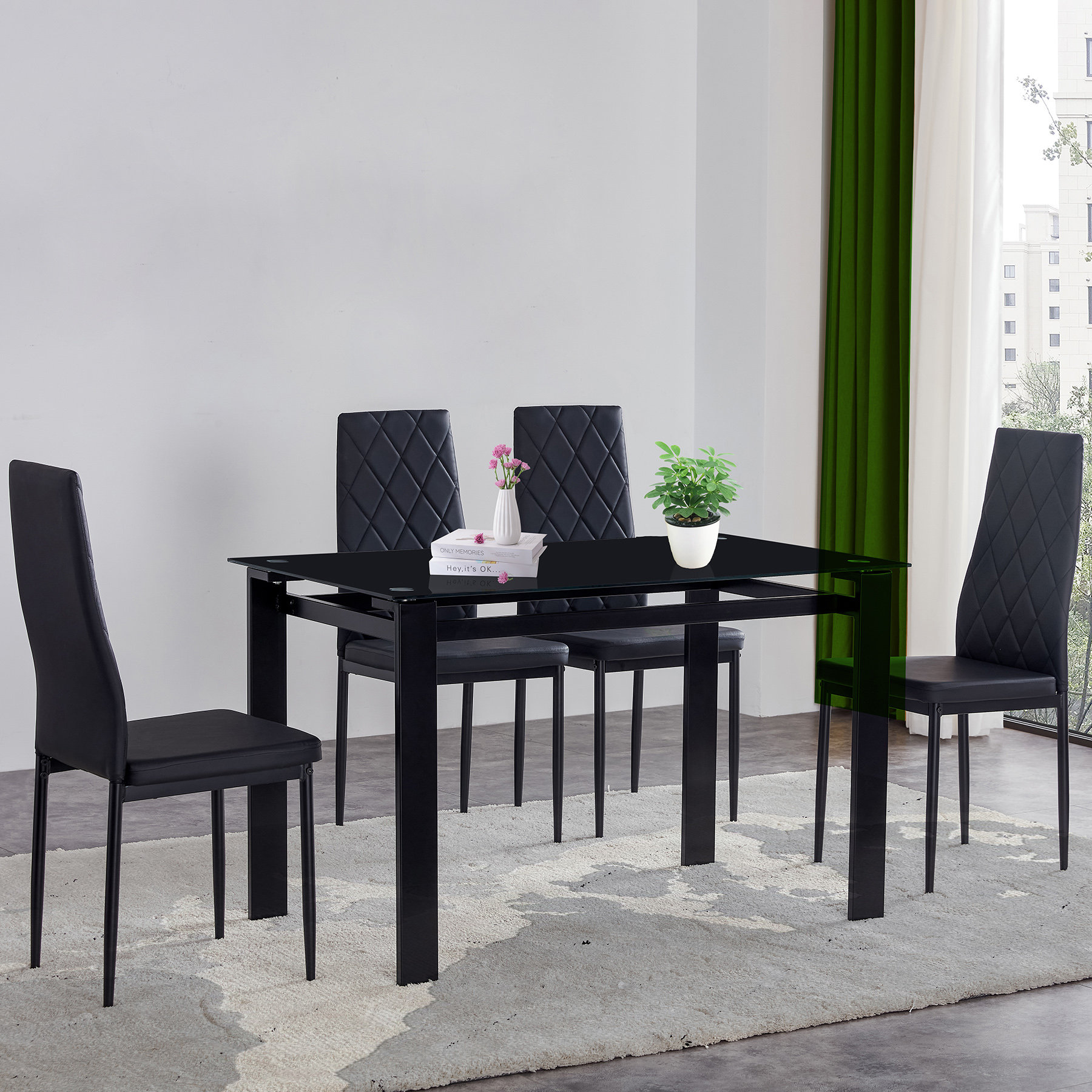 Latitude Run® 4 - Person Dining Set | Wayfair