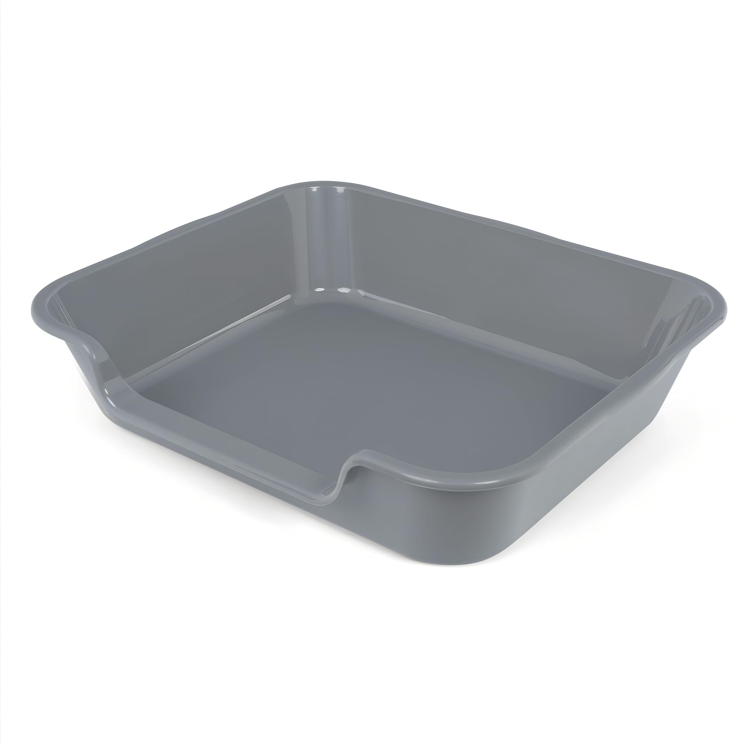 Latitude Run® 1 Pack Of Extra Large Cat Litter Box (ABS Material), Low ...