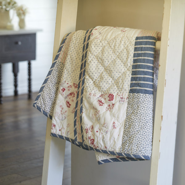 Taylor Linens Sarah Block Party Throw Quilt | Perigold