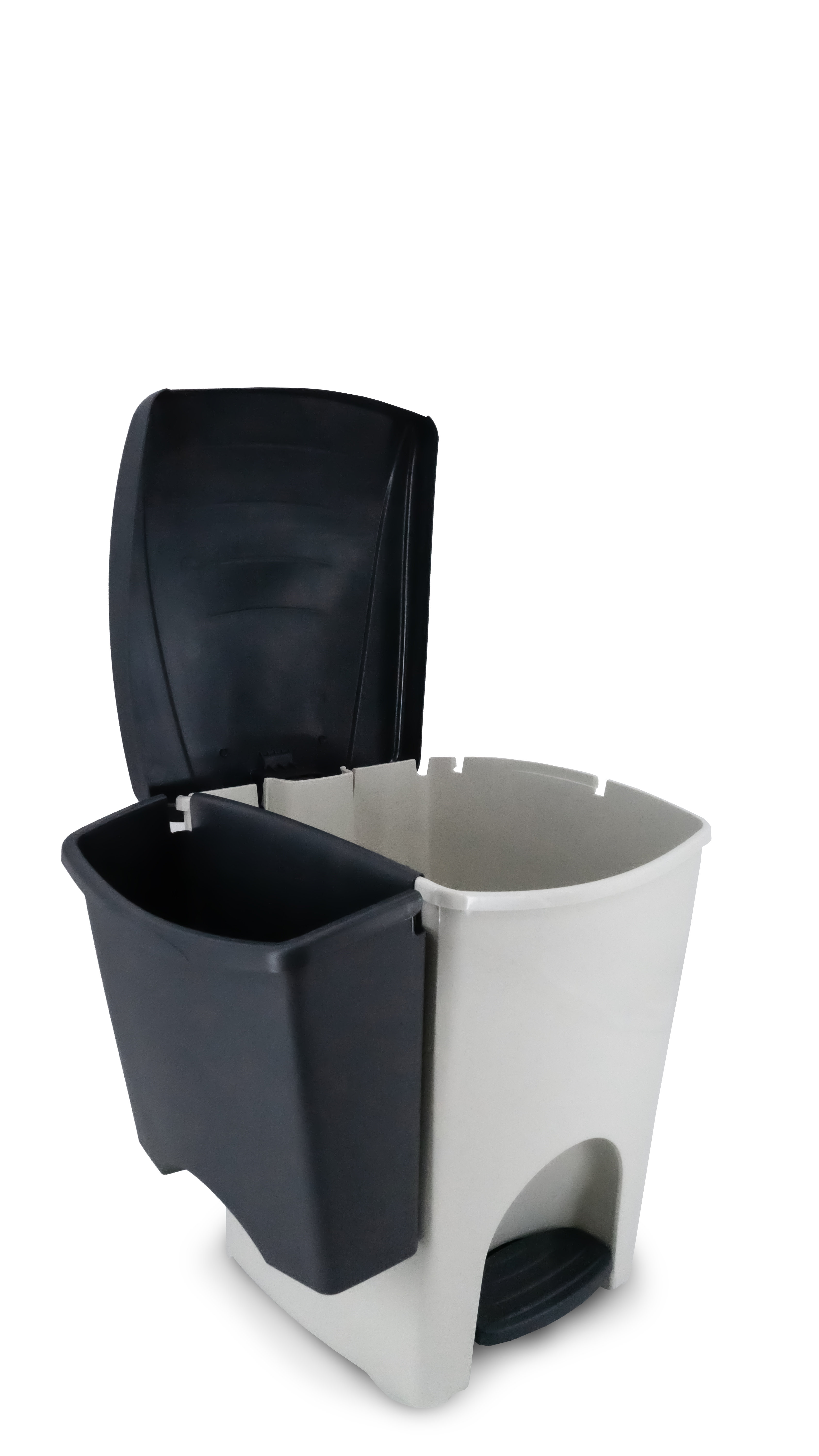 Step N' Sort The Step N' Sort Trash and Recycling Bin with Movable ...