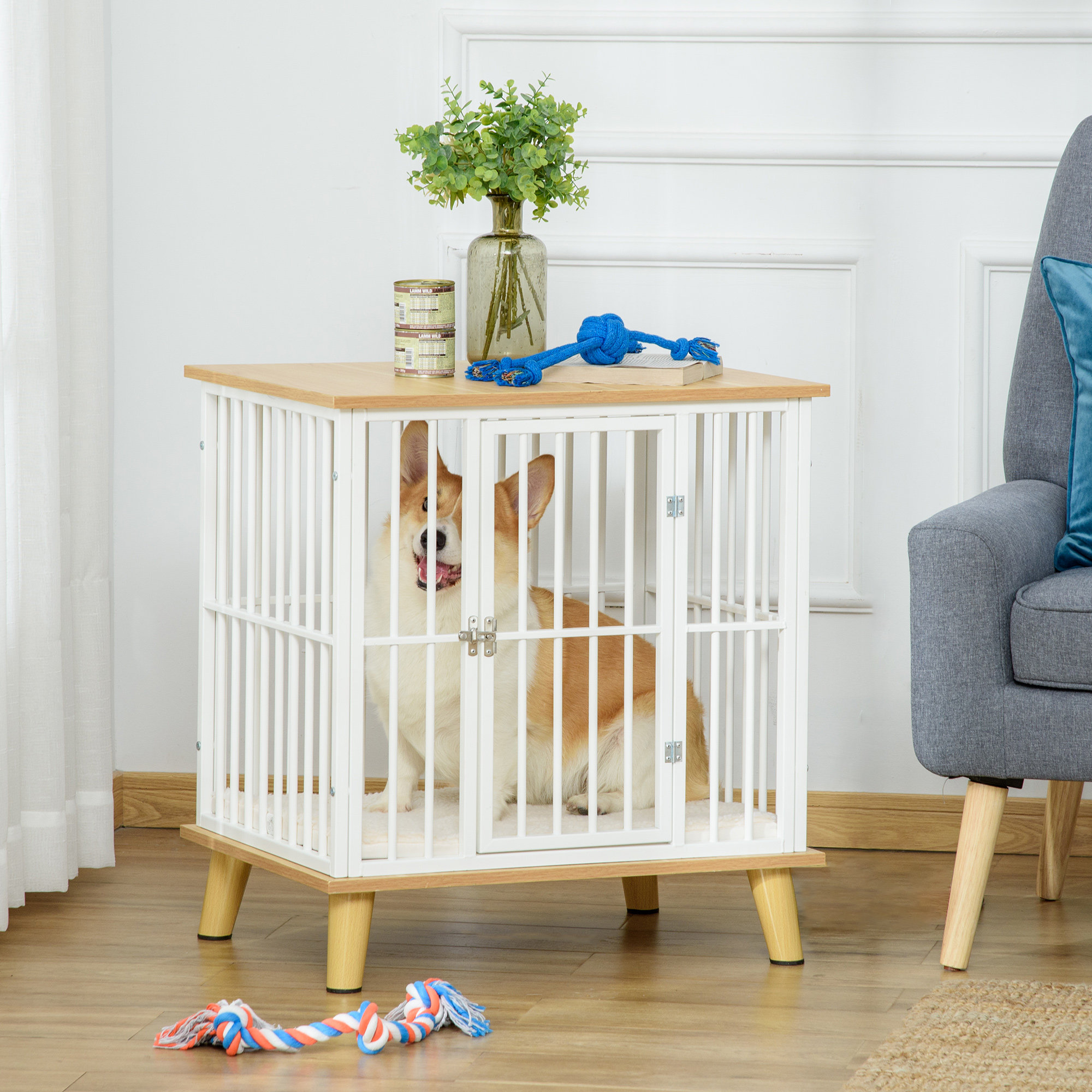 Archie & Oscar™ Tucker Murphy Pet™ Dog Crate, Furniture Style Pet Cage ...