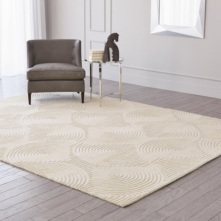 Global Views Arches Rug-Ivory/Ivory | Wayfair