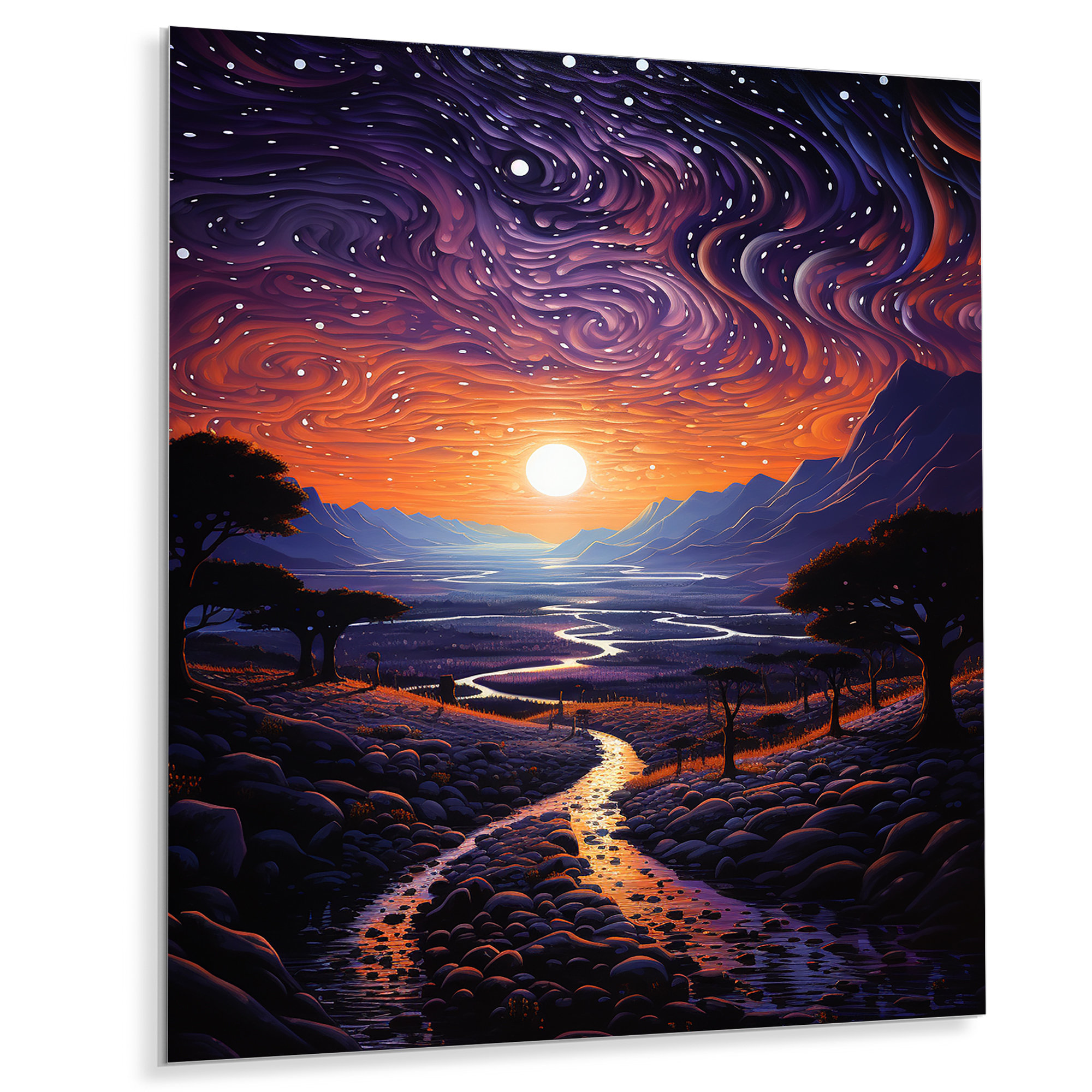 Millwood Pines " Africa Art Night Mirage II " | Wayfair