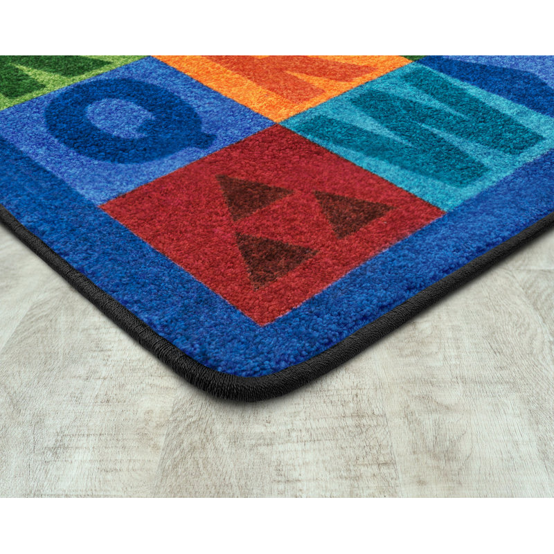 Joy Carpets Colorful Learning Educational Area Rug & Reviews | Wayfair