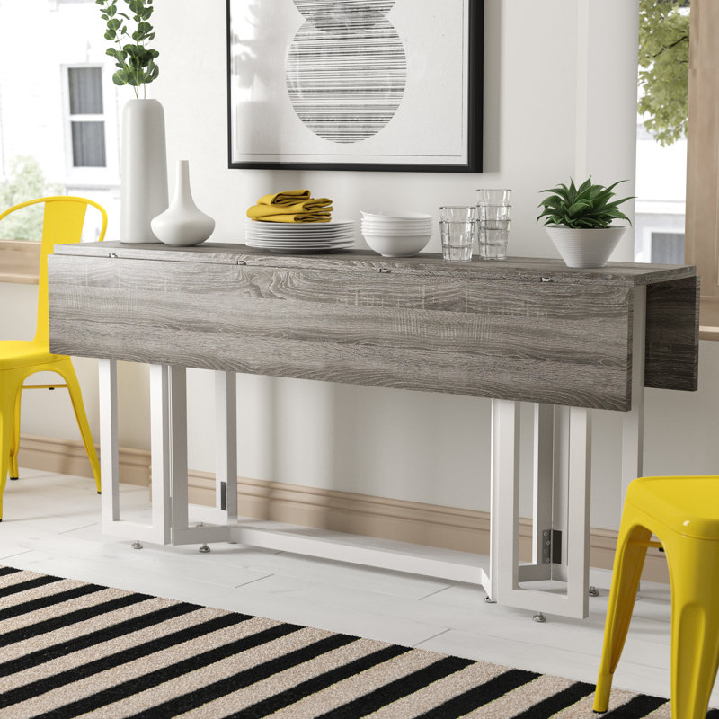 Latitude Run® Adams Drop Leaf Trestle Dining Table & Reviews | Wayfair
