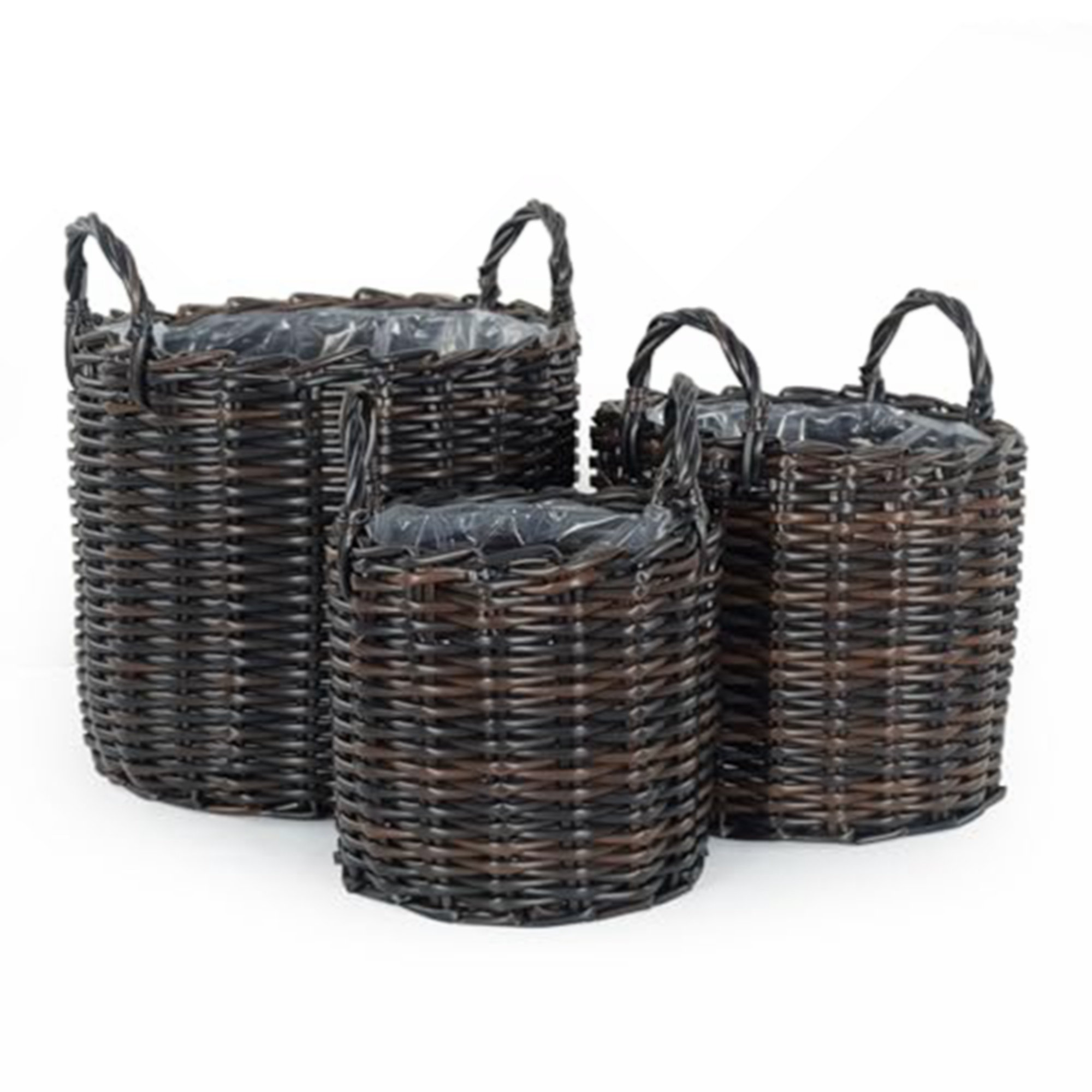 Bay Isle Home™ Antoiniece 3 Pieces Multi-purposes Basket Pot Planter ...