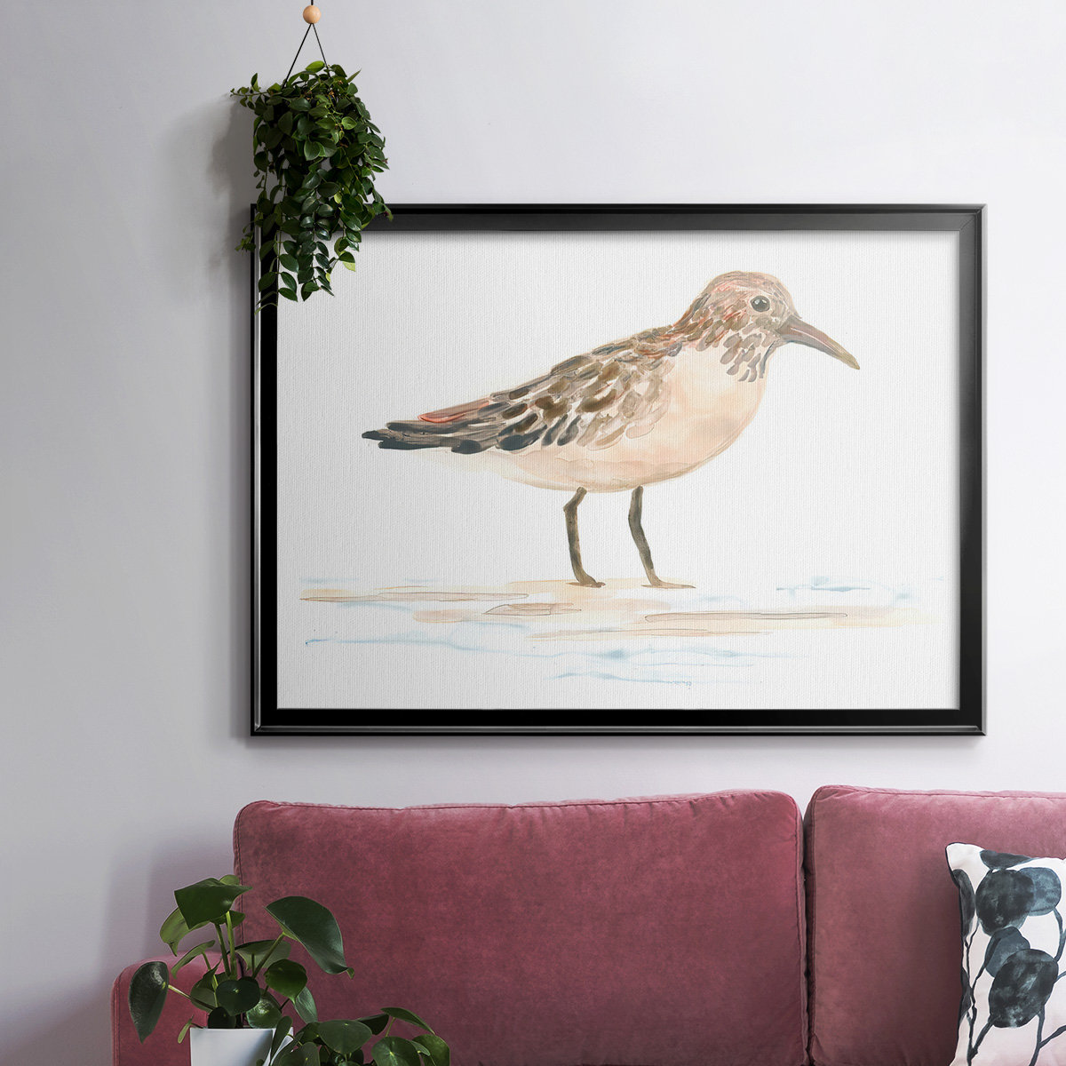 Highland Dunes Pretty Piper III Framed On Canvas Print | Wayfair