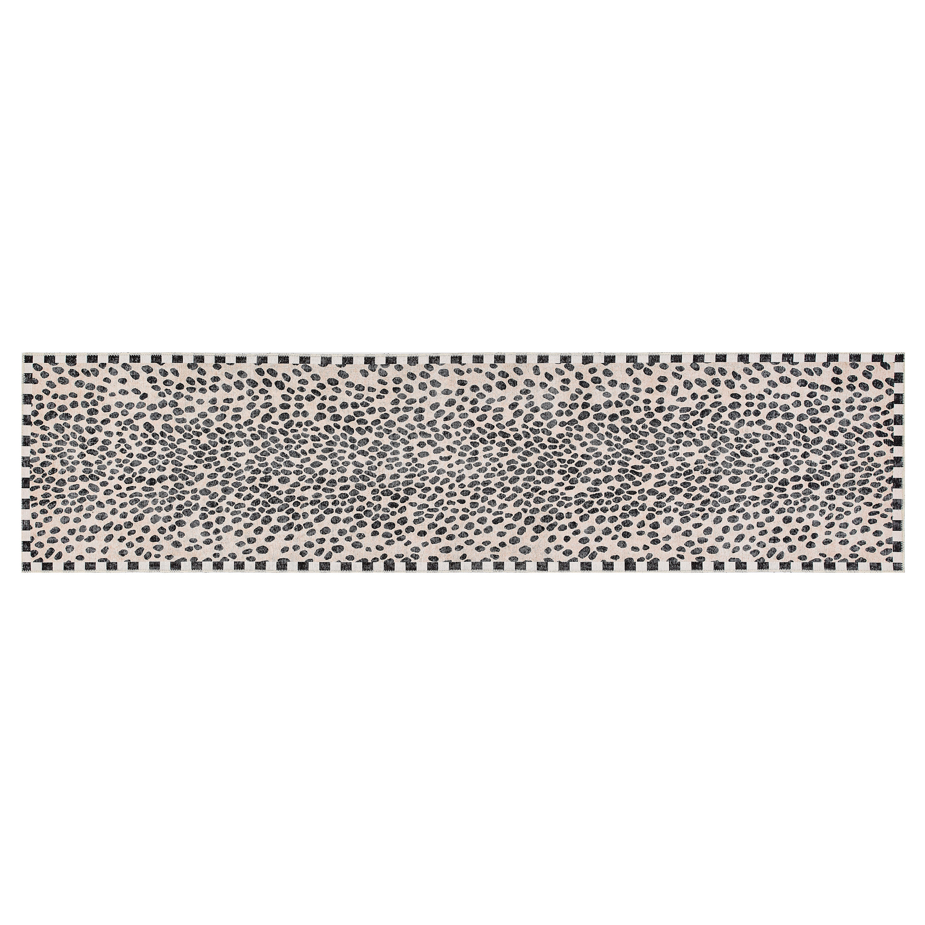 MacKenzie-Childs Snow Leopard 2'6" X 10' Washable Runner | Perigold