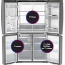 GE Profile™ GE Profile ENERGY STAR® 28.3 Cu. Ft. Quad-Door Refrigerator ...
