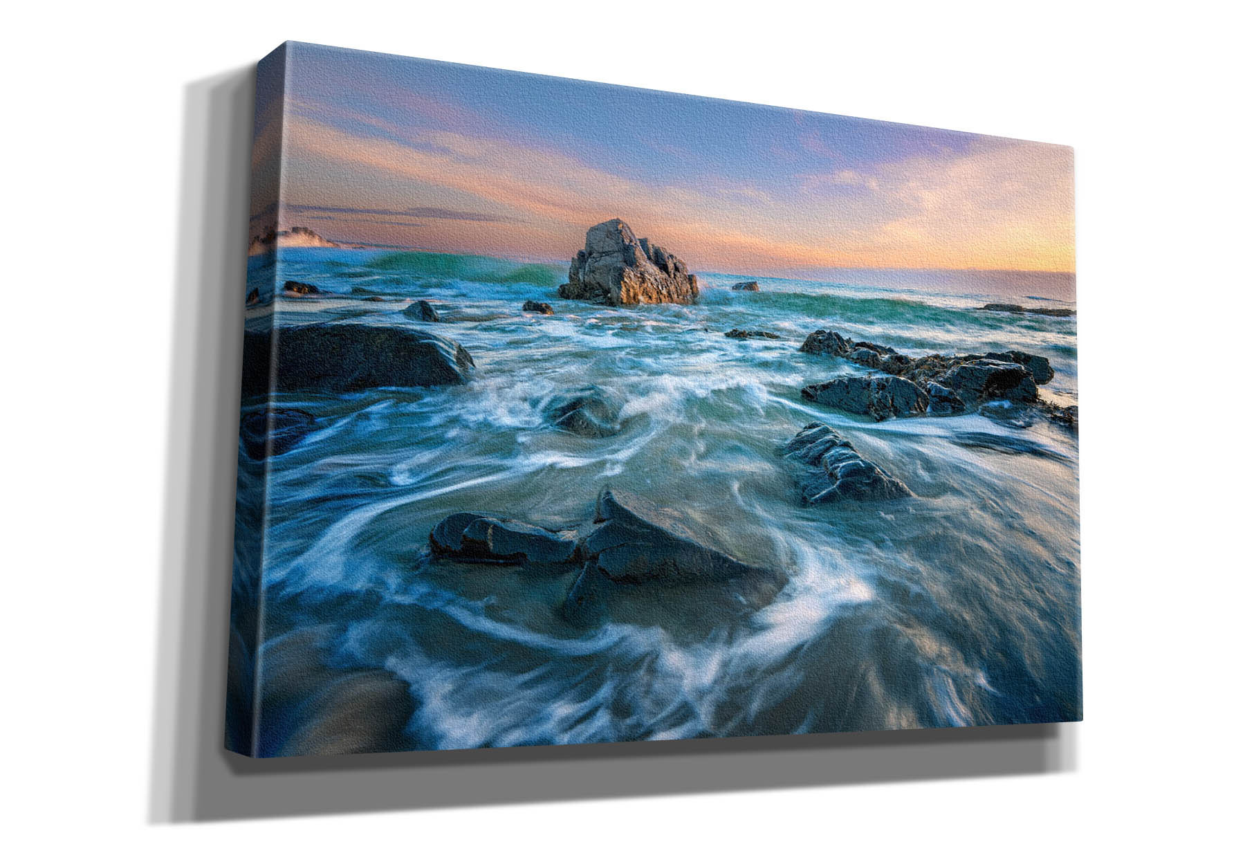Highland Dunes 'December Morning On Marginal Way' by Rick Berk Canvas ...