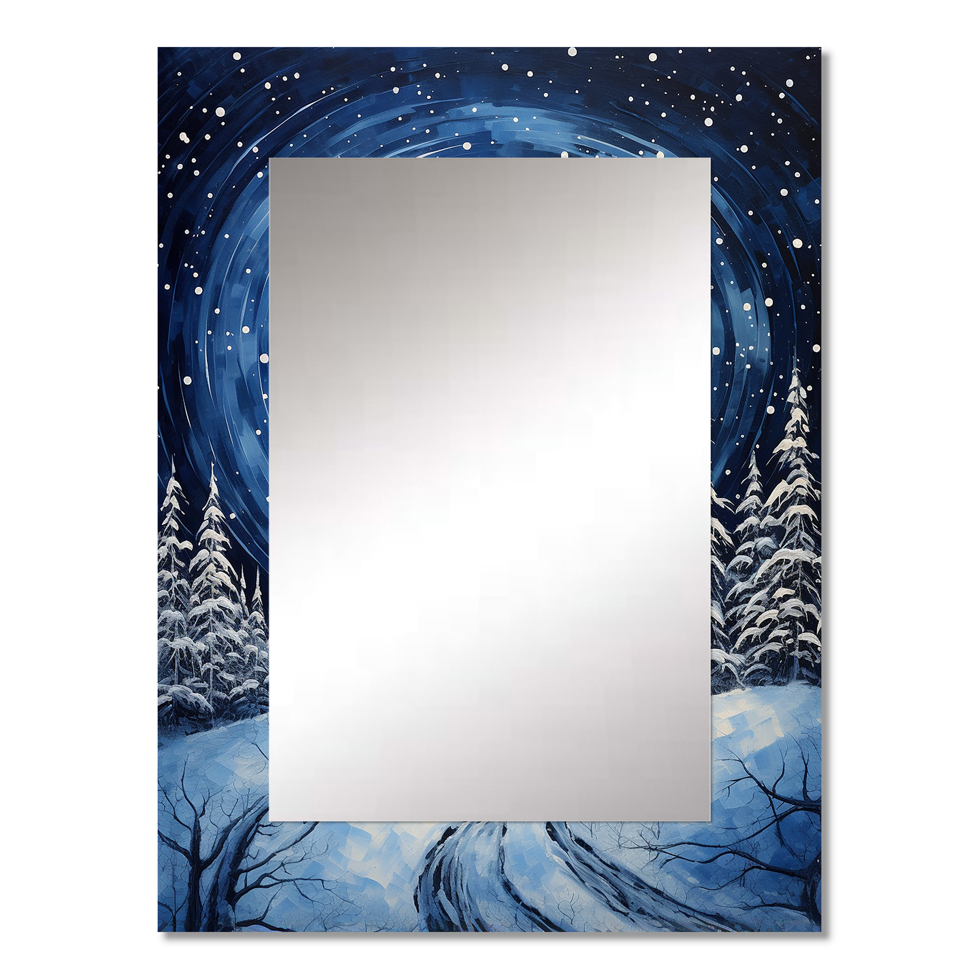 East Urban Home Frosty Pathway Road Into Winter'S Embrace II ...