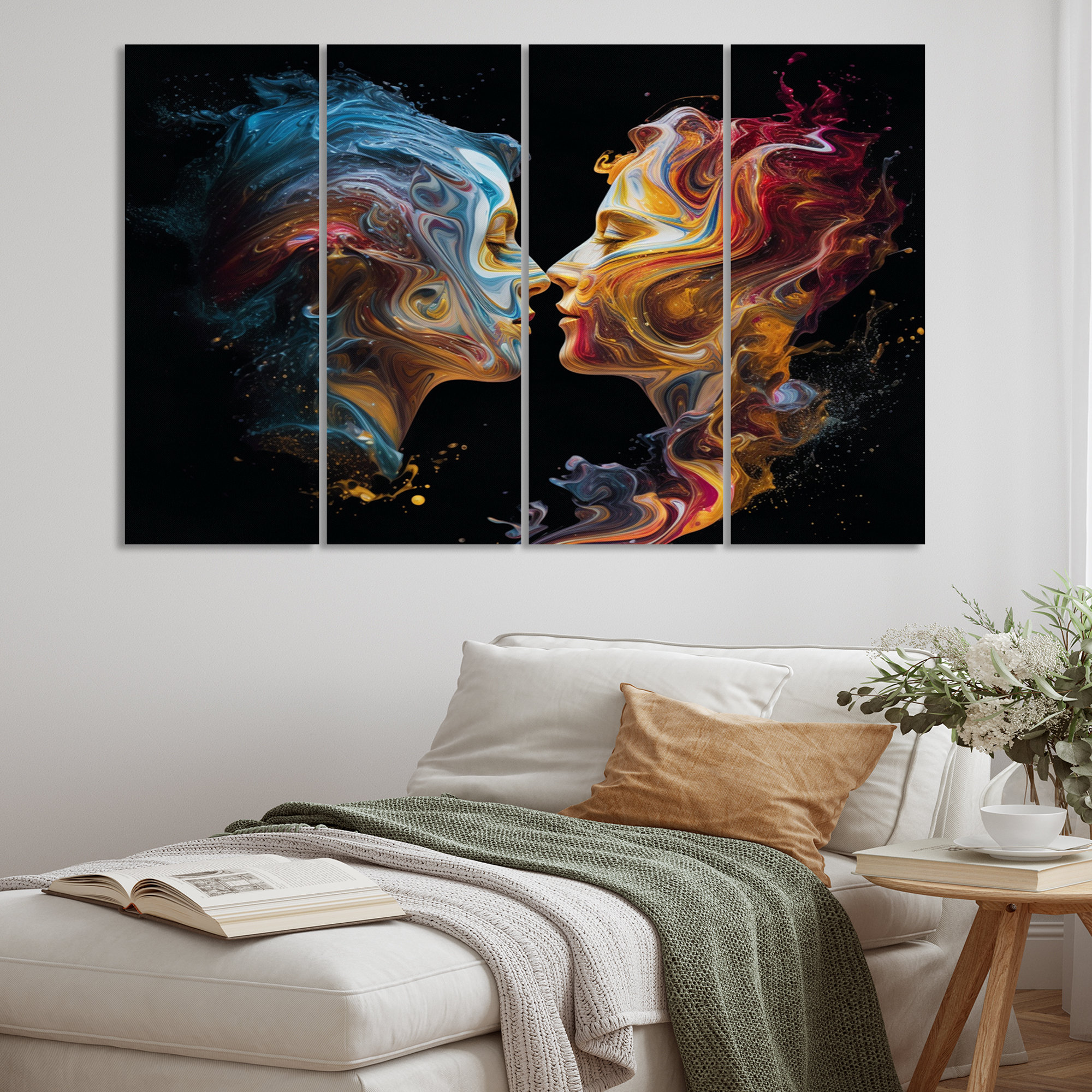 Ebern Designs Metaphorical Mind III - Abstract Portraits Metal Wall ...