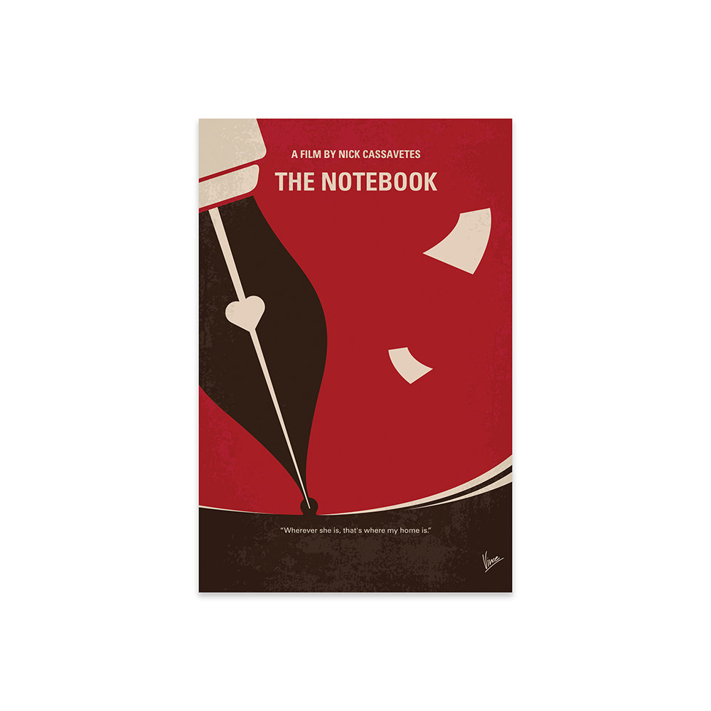 Trinx The Notebook Minimal Movie Poster On Plastic / Acrylic by ...