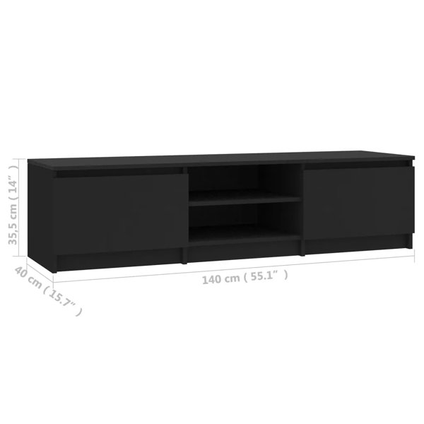 Zipcode Design Alexio TV Cabinet 140x40x35.5 cm Engineered Wood ...