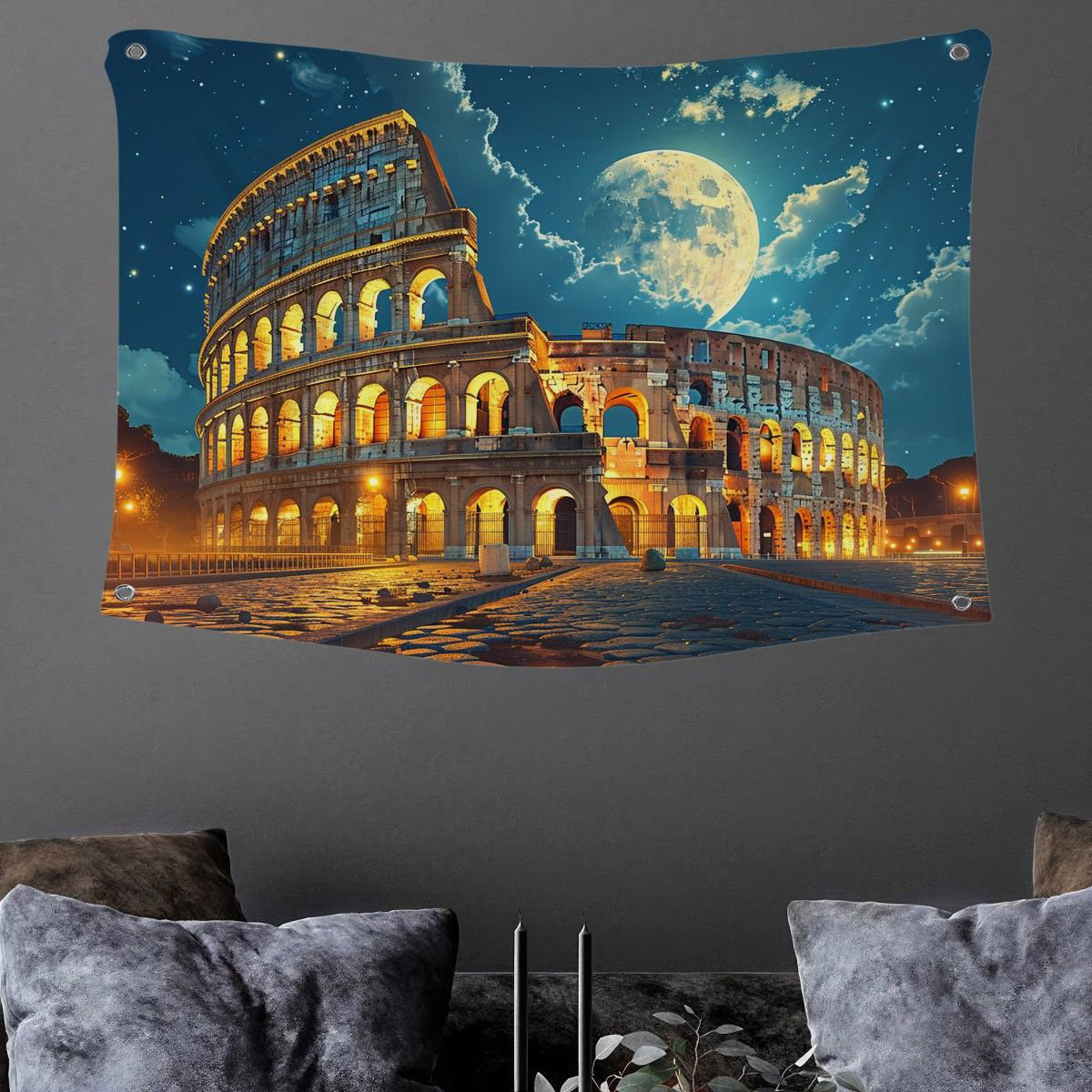 East Urban Home Colosseum Wall Tapestry - Historic Wall Decor | Wayfair