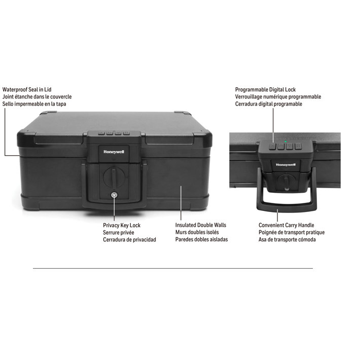 Honeywell Digital File Safe Key Lock | Wayfair