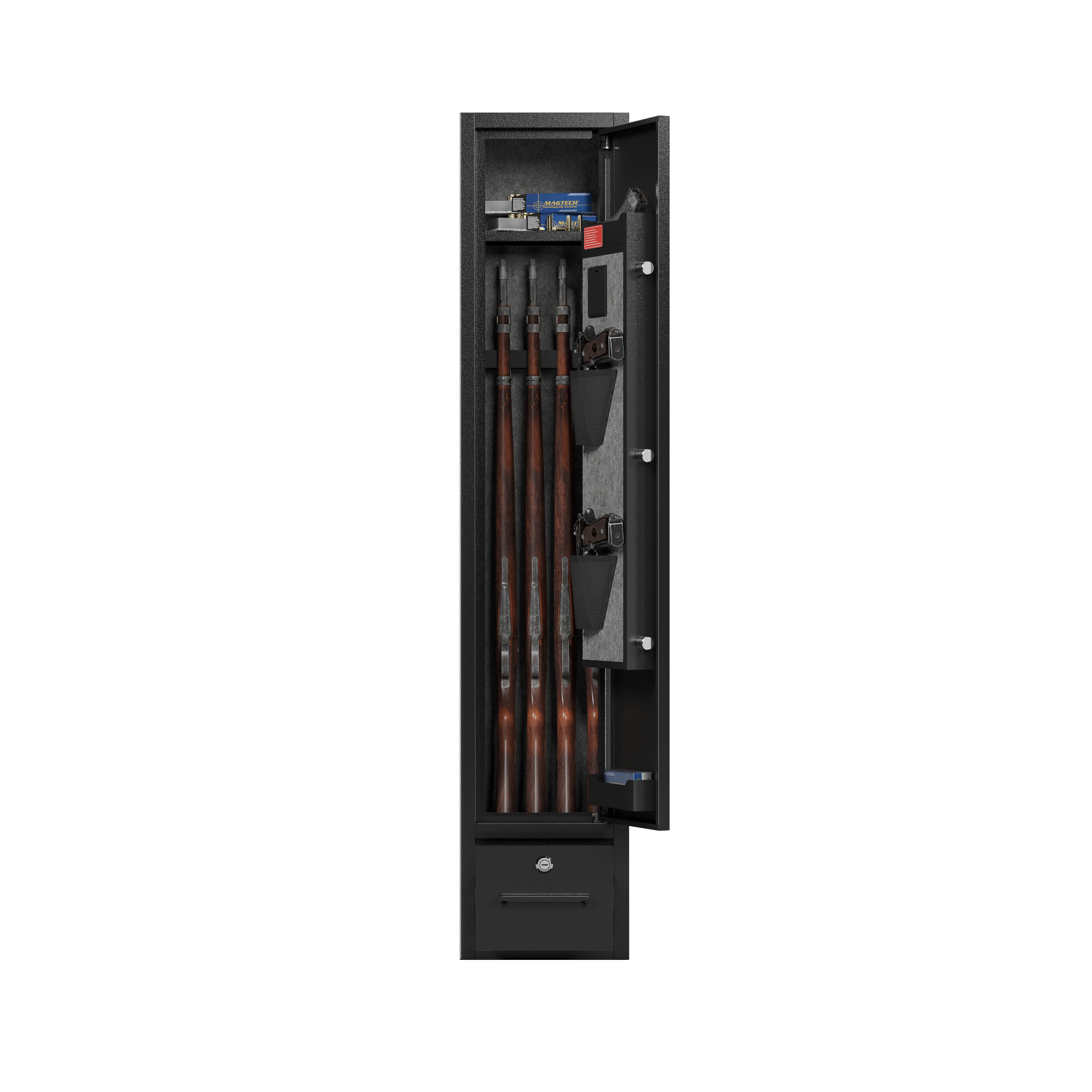 The Ai Furniture 4 - Gun Capacity Rifle Safe. Holds Rifles, Pistols ...