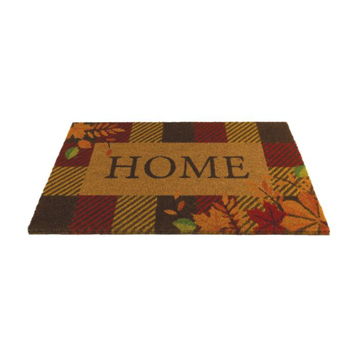 Regal Art & Gift Doormat Coir - Plaid | Wayfair