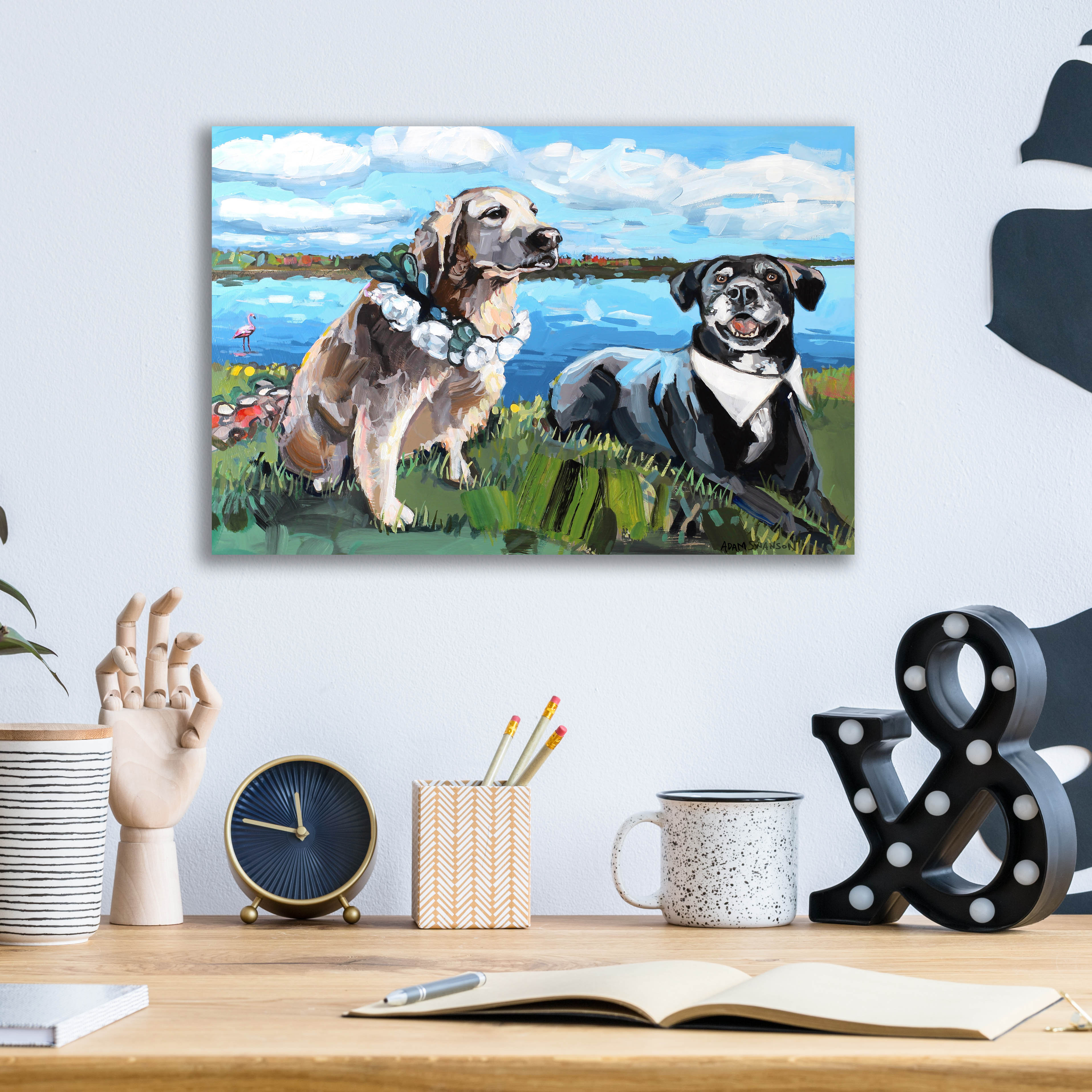 Winston Porter 'Friends' by Adam Swanson Acrylic Glass Wall Art | Wayfair