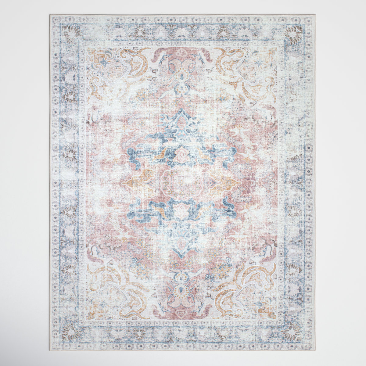 Kelly Clarkson Home Quinn Oriental Flatweave Machine Washable Polyester ...