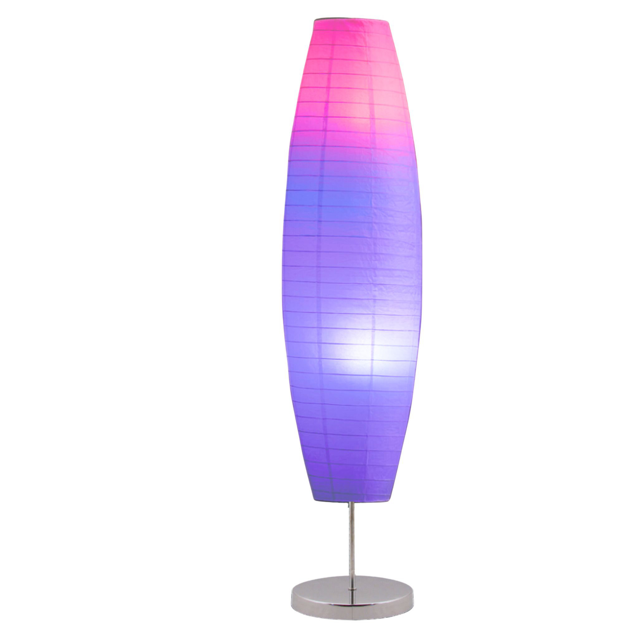 Orren Ellis Ginerva 50" Color Changing Floor Lamp With Two RGB LED ...