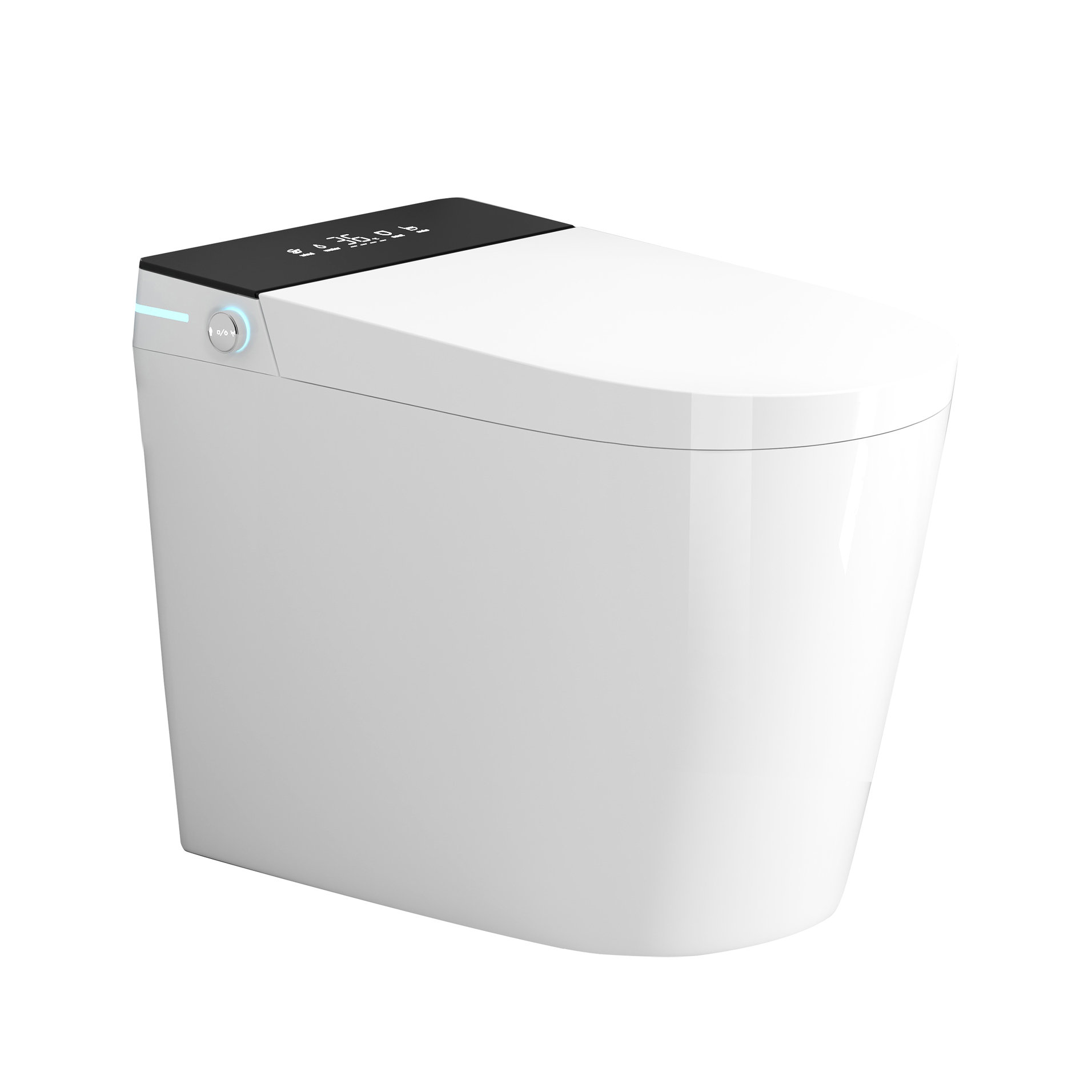 Crafted Palm Compact Bidet Toilet Seat - Auto Open & Close, Flush ...